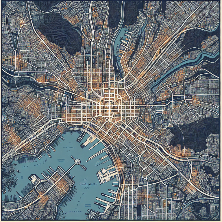 Download Hong Kong City Roads Map for free