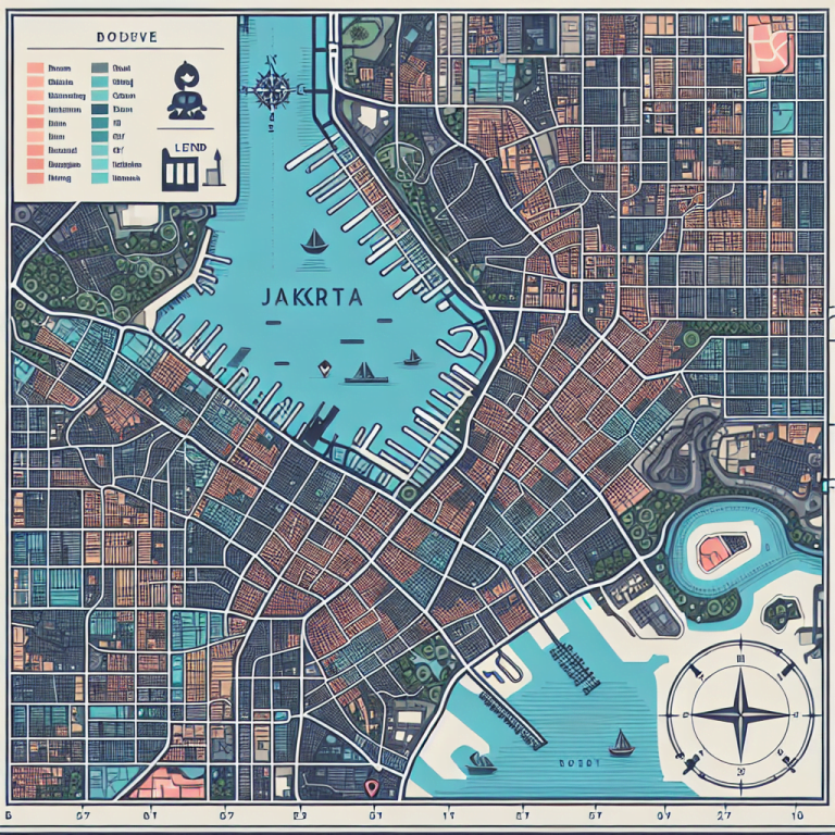 Get Jakarta City Roads Map for free