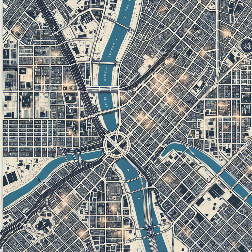 Download Jersey City City Roads Map now