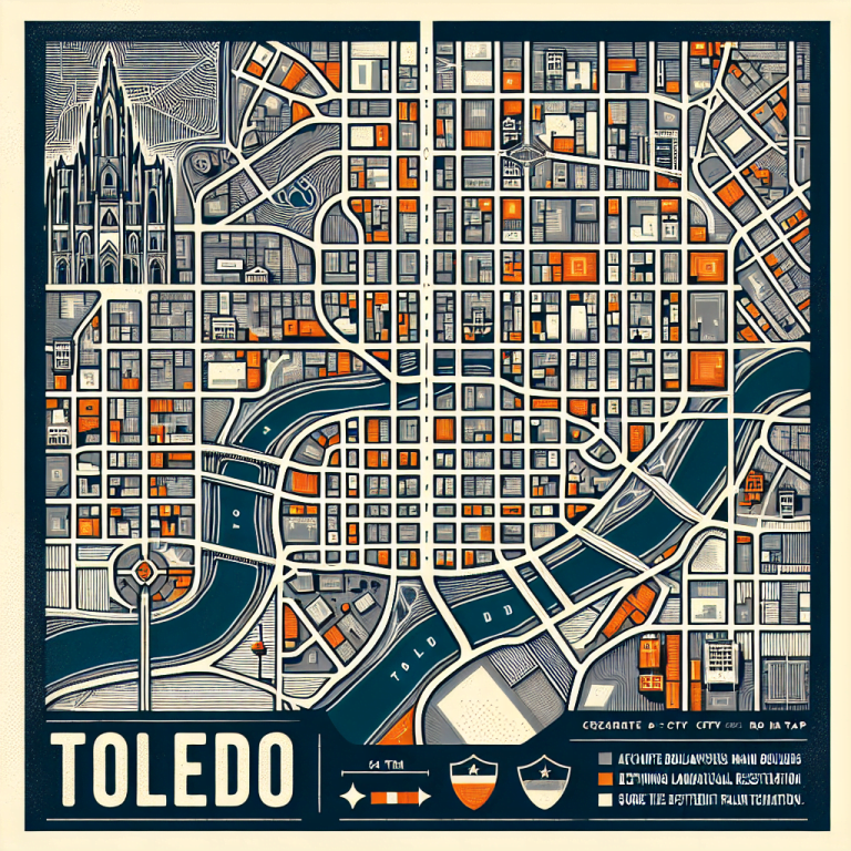 Download Toledo City Roads Map for free