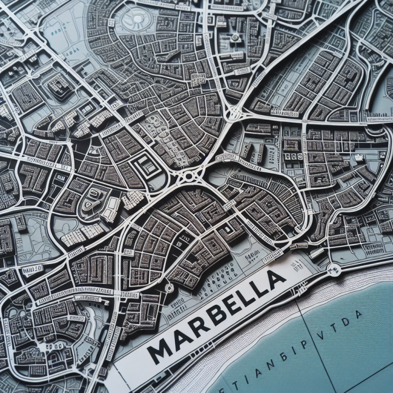 Grab Marbella City Roads Map for free