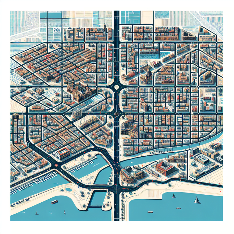 Download Elche City Roads Map for free